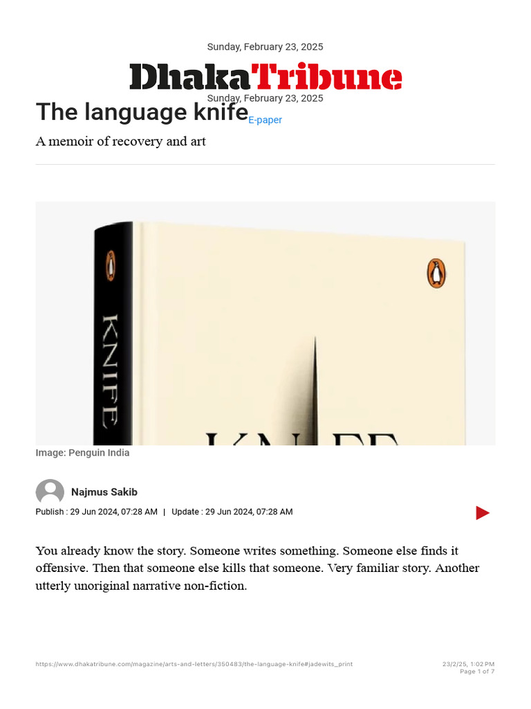 The language knife | PDF