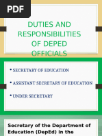 DEPED Organizational Chart | PDF | Learning | Cognition
