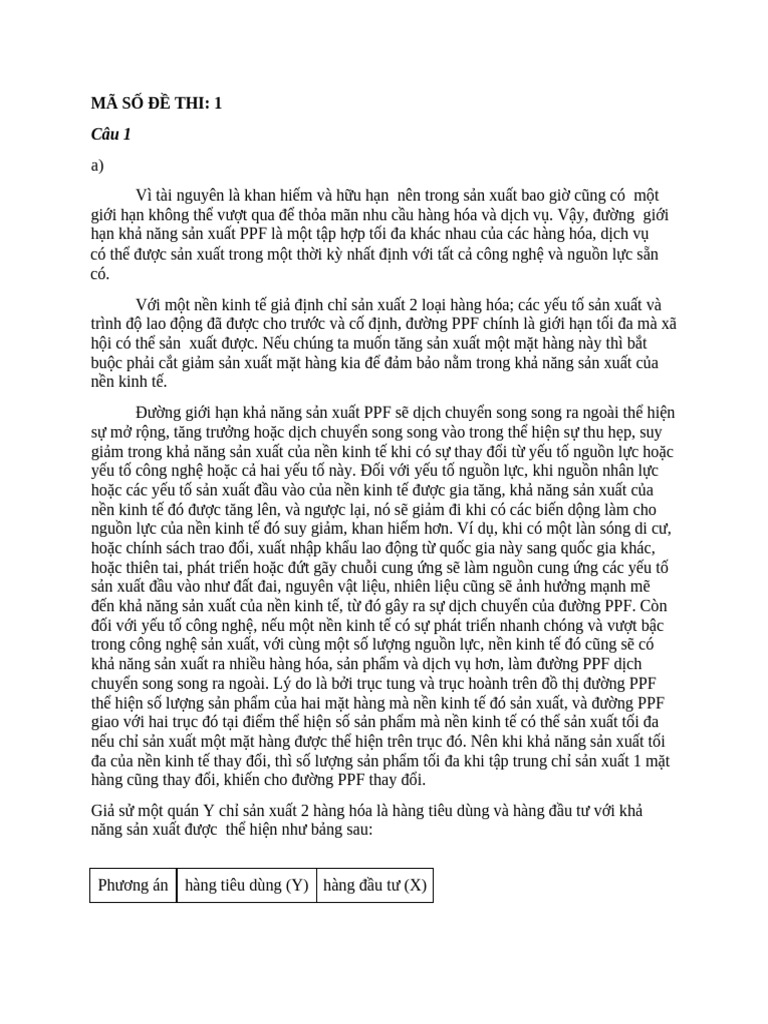 Đề 2 Kte học TMU 28 12 2024 | PDF