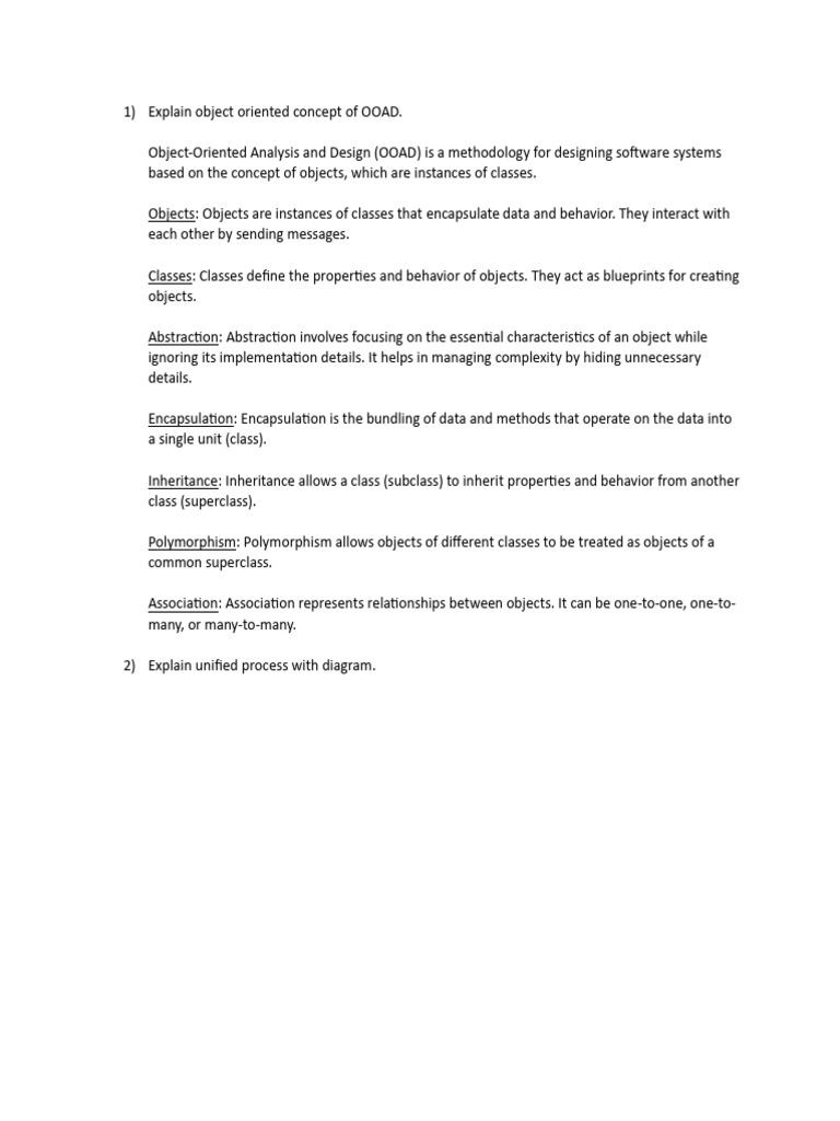 OOAD external_240326_192452 imp | PDF | Class (Computer Programming) | Conceptual Model