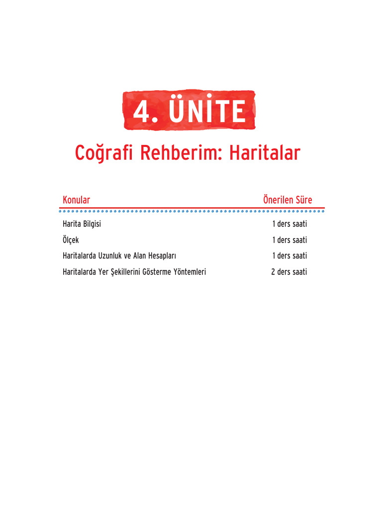 04 Cografi̇ Rehberim Haritalar | PDF