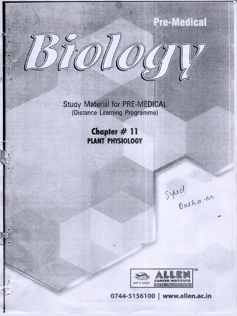 Biology CH 11 | PDF
