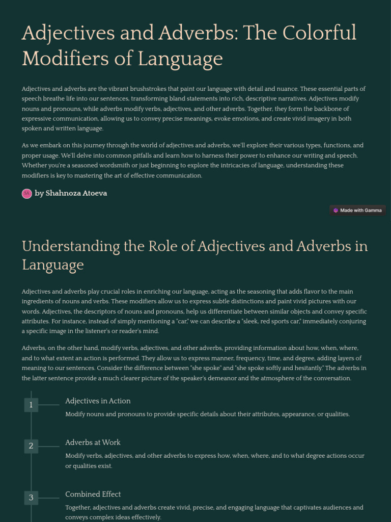 Adjectives-and-Adverbs-The-Colorful-Modifiers-of-Language | PDF ...