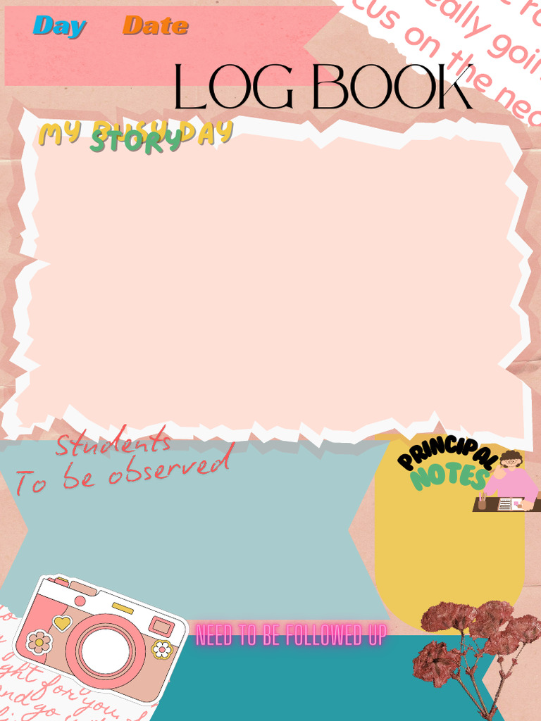 Pink Pastel Scrapbook Vintage Blank Note A4 Document_20250205_125723 ...