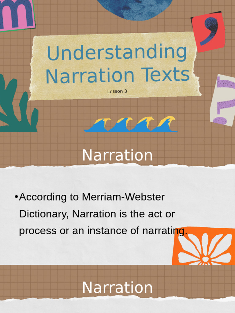 Key Elements of Narration Explained | PDF | Narration