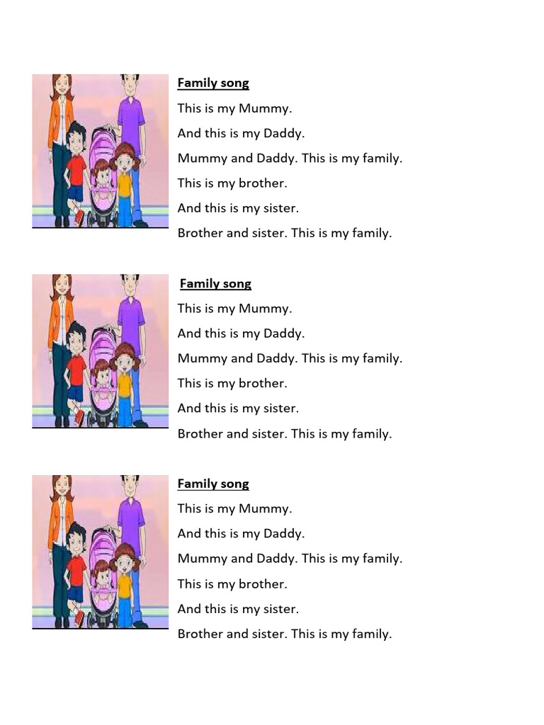 Family Song | PDF