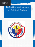Philippine Political Parties Analysis | PDF | Elections | Political Science
