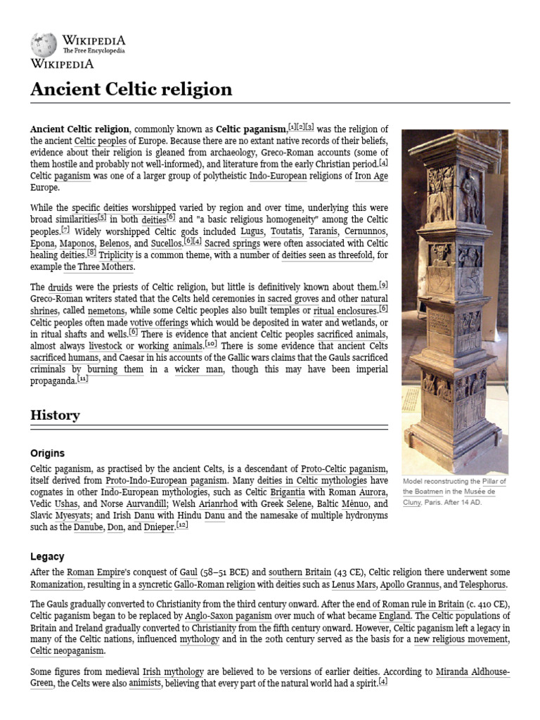 Celtic Paganism: Ancient Beliefs | PDF | Celts