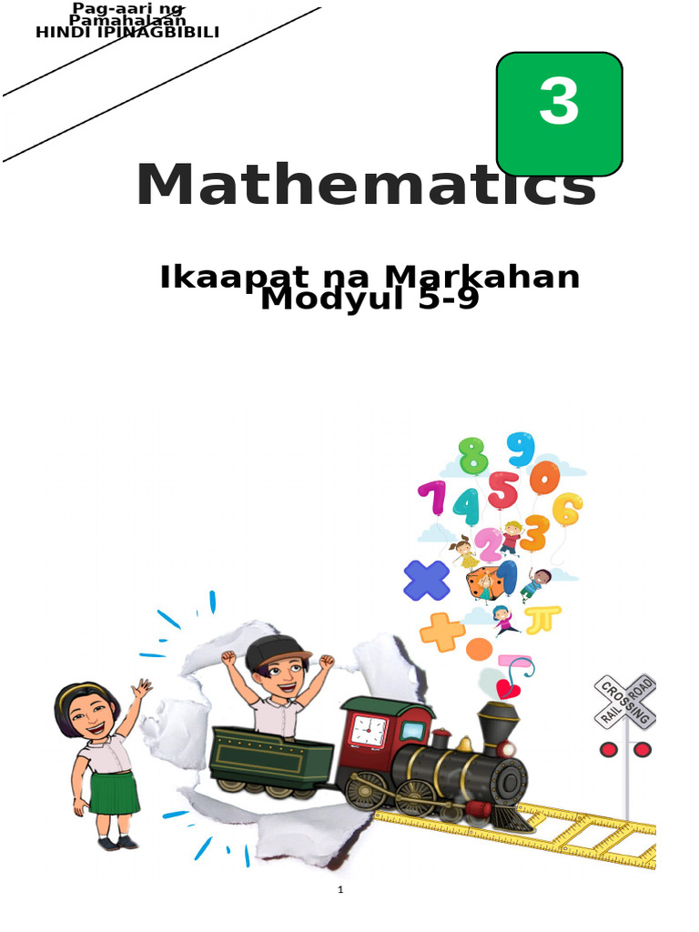 Grade 3 Math q4 Week 5 9 Edited Module 2 | PDF