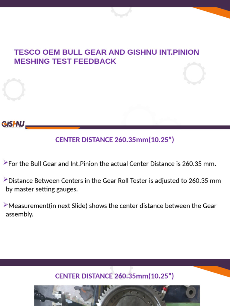 Tesco Oem Bull and Gishnu Pinion | PDF