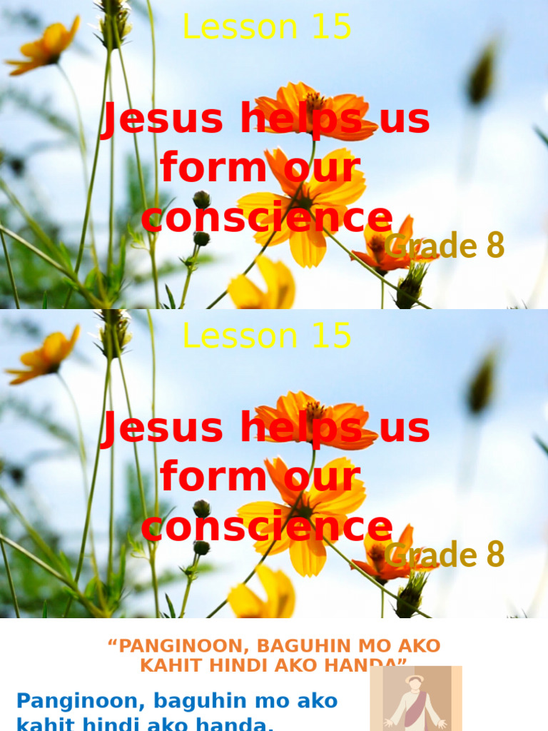 Grade 8 Lesson 15 | PDF | Conscience | Systematic Theology