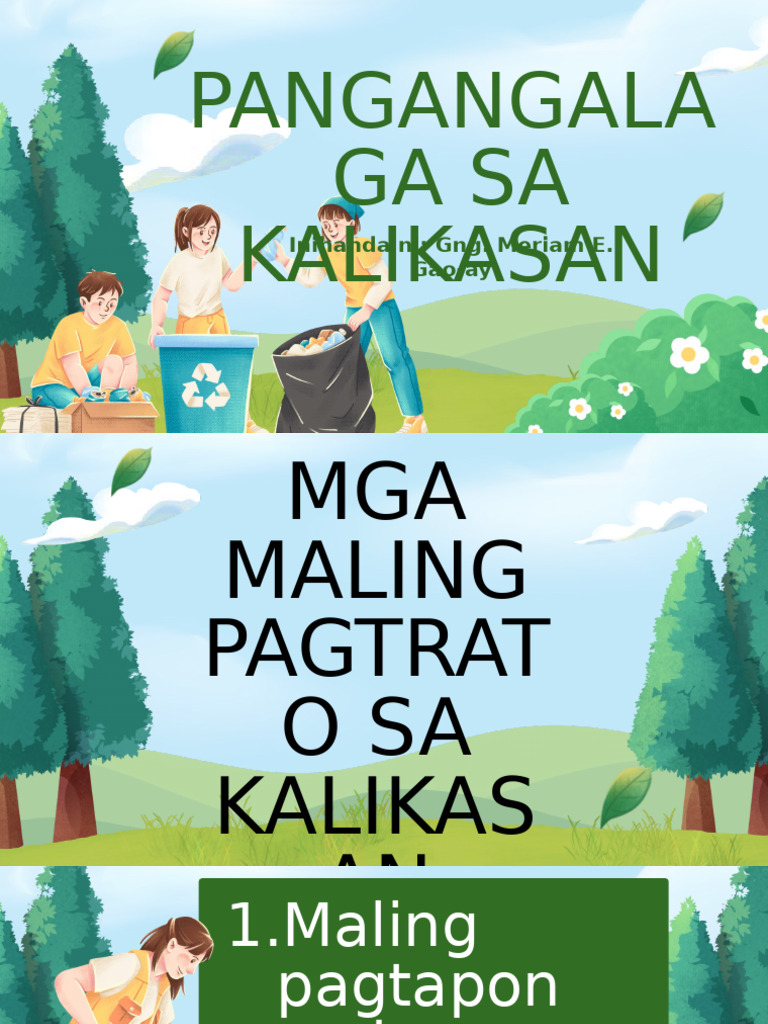 Pangangalaga Sa Kalikasan | PDF