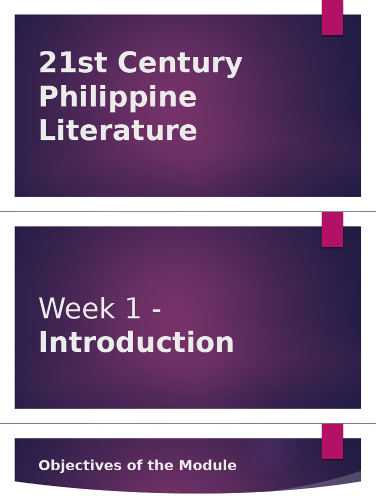 21st Century Philippine Literature | PDF | Poetry | Narrative