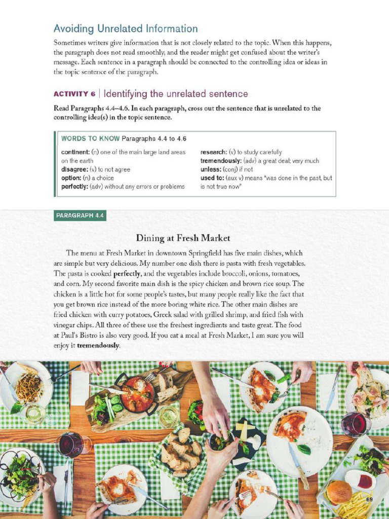 Great Writing 2 Lesson 1.2 | PDF