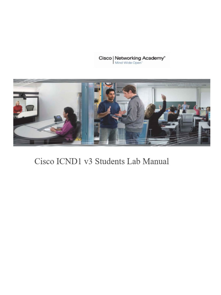 ICND1 v3 Students Lab Manual | PDF | Internet Protocol Suite | Osi Model