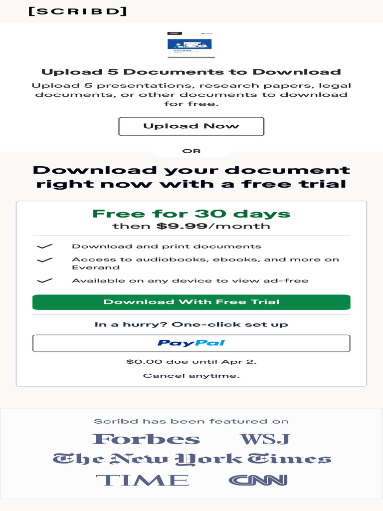 Scribd Document Upload & Download Guide | PDF
