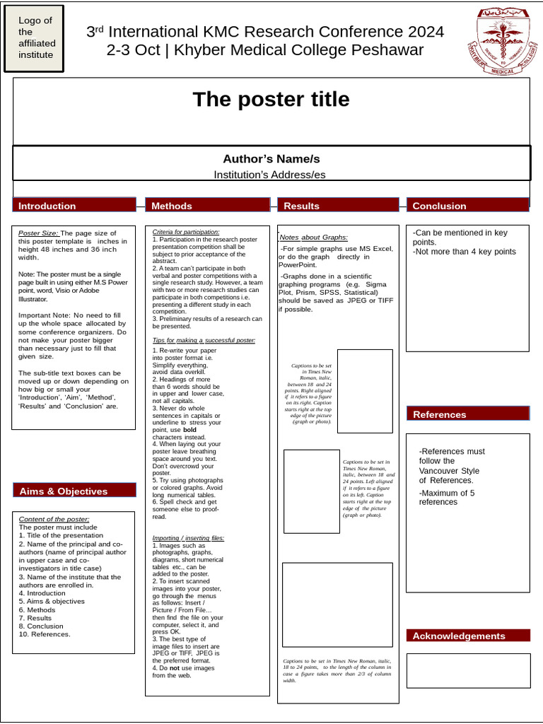 Research Poster Presentation Guidelines | PDF | Photograph | Computing