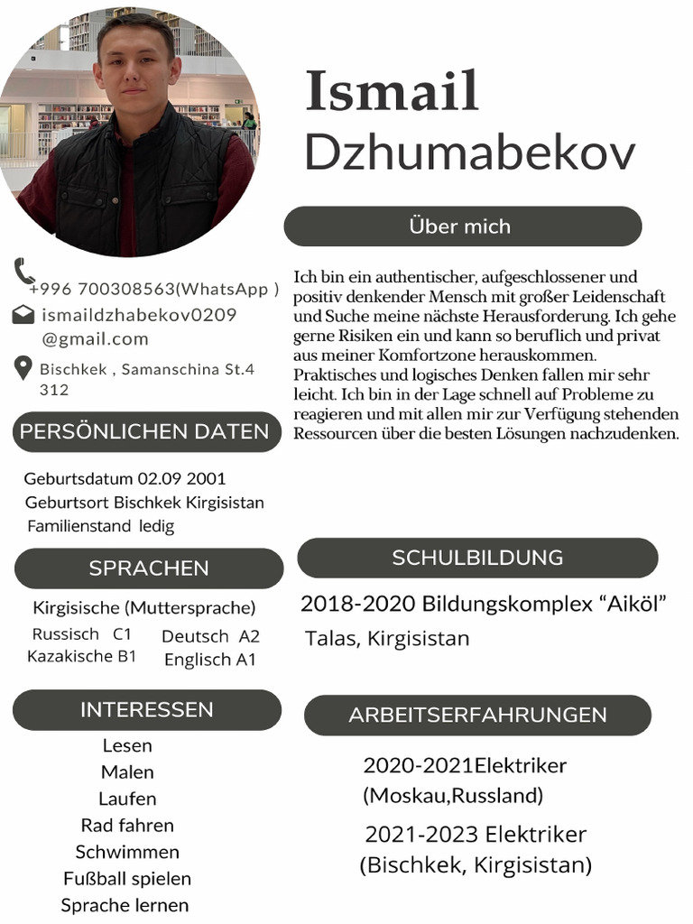 Professional CV Resume | PDF