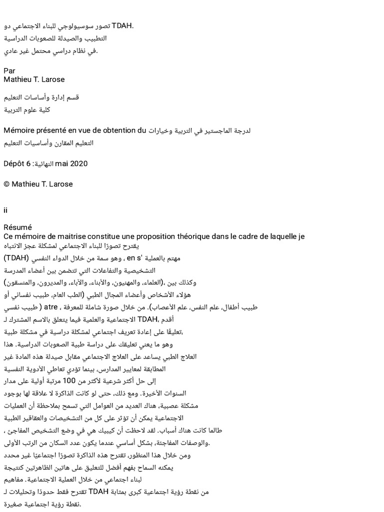 T_Larose_Mathieu_2020_memoire (1)_1710814345948_1710814853681-arabe | PDF