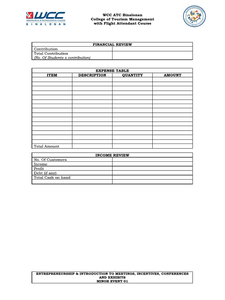 Accomplishment Form 01 | PDF