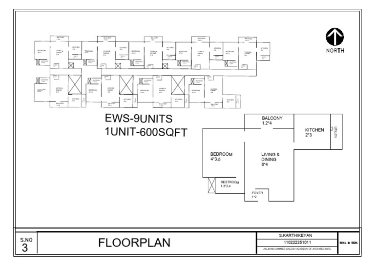 EWS Apartment Floor Plans Overview | PDF