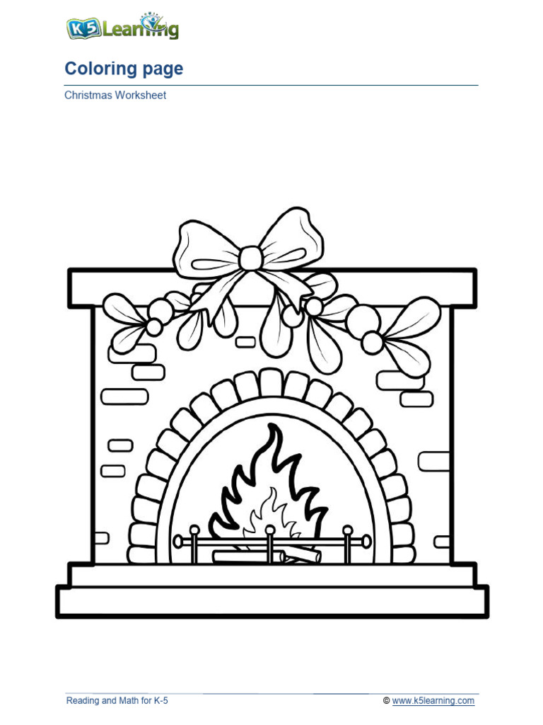Christmas Coloring Page for K-5 | PDF