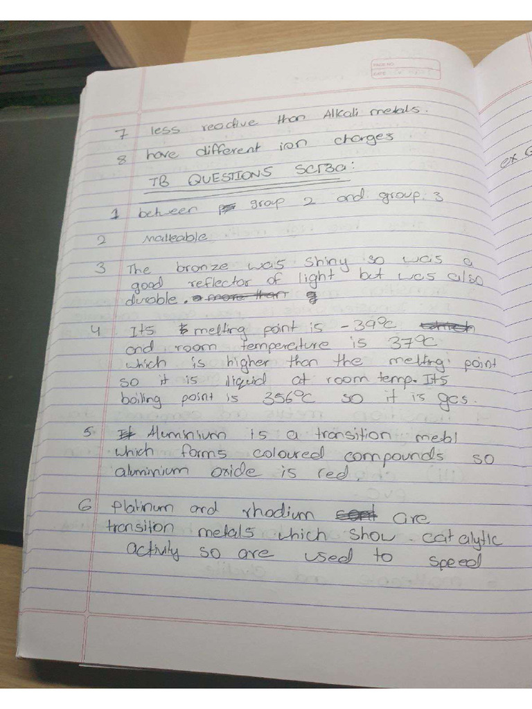 Chemistry Notes Year 10 | PDF