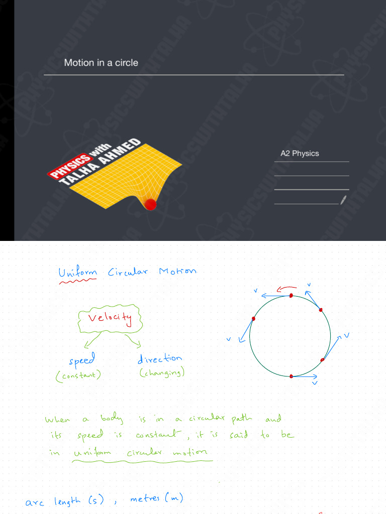 Copy-of-Motion-in-a-circle | PDF | Acceleration | Force