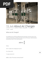 Air Changes per Hour in Clean Rooms | PDF | Equipment | Tools