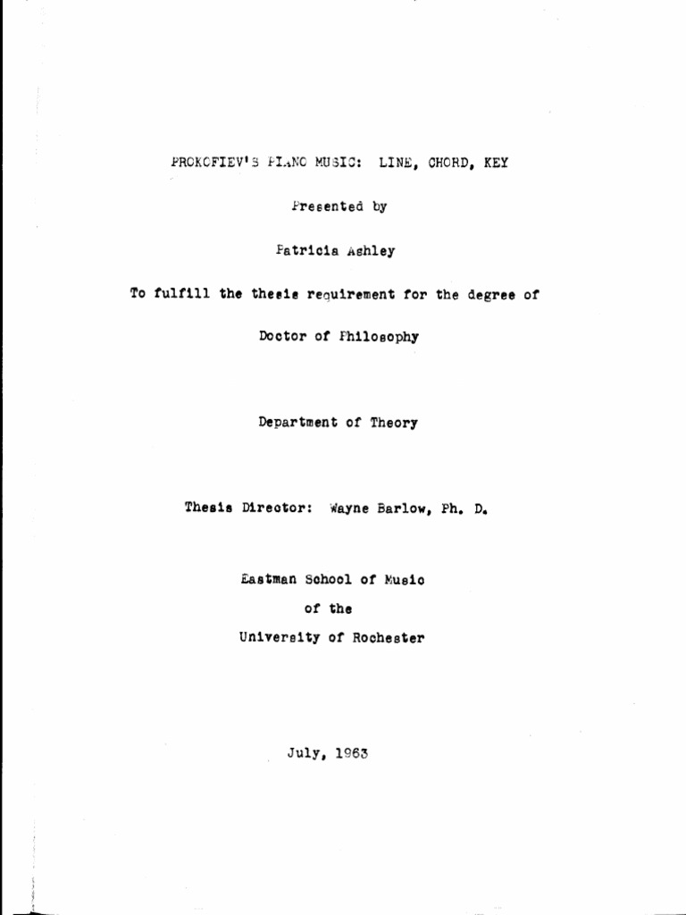 Ashley Diss To Chap 6 | PDF