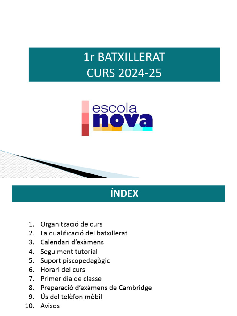 Presentació Curs 24-25 | PDF