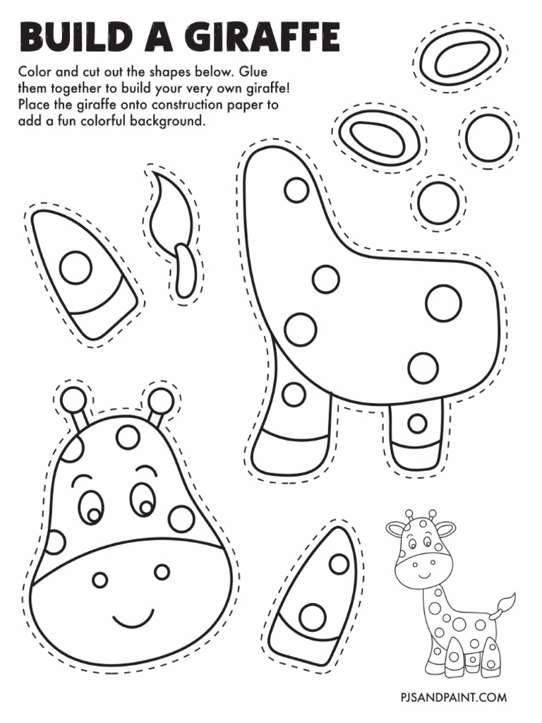 Build A Giraffe Pjs and Paint | PDF