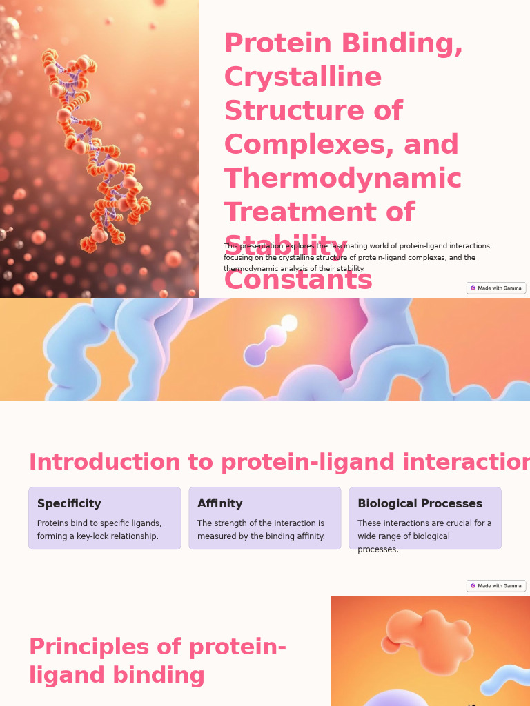 Crystalline Structures in Protein-Ligand Complexes | PDF | Molecular ...