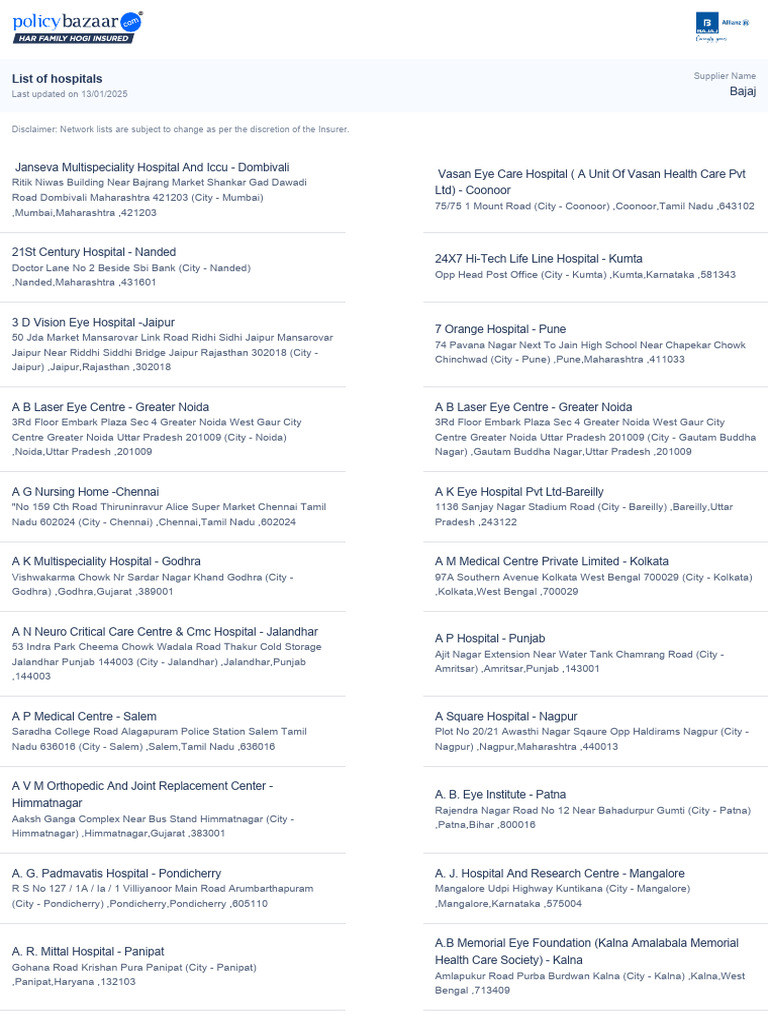 Bajaj Allianz 1 | PDF | Gujarat | Delhi