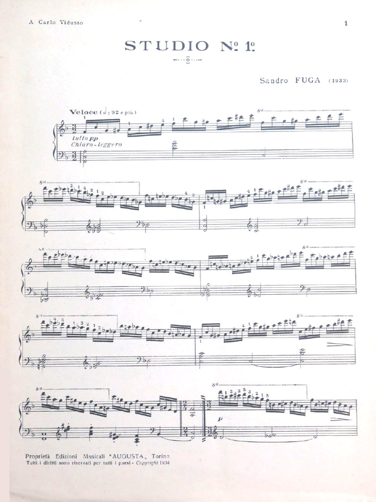 Sandro Fuga Studio 1 | PDF