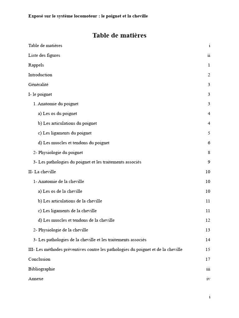 Anatomie et Pathologies du Poignet et de la Cheville | PDF | Pied ...