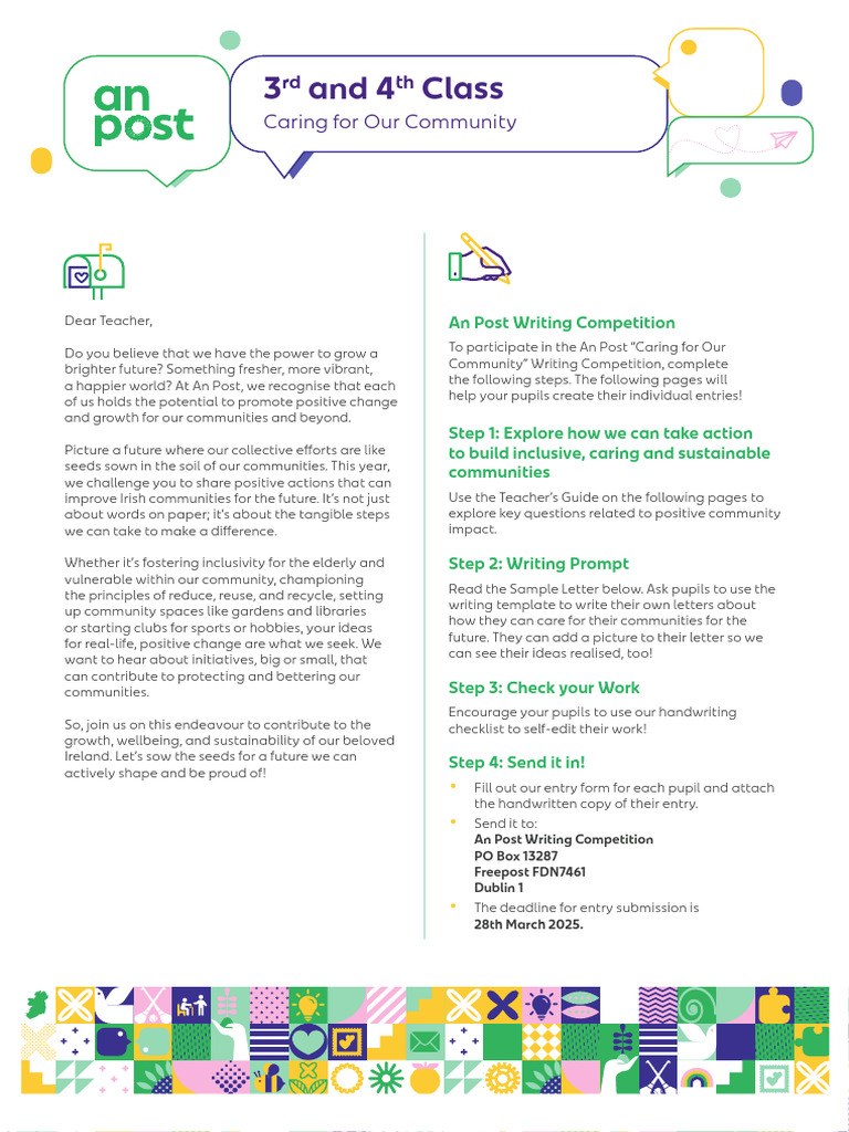 An-Post-Lesson-Plans-3rd-and-4th-English | PDF