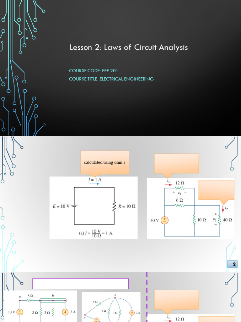 2 | PDF | Electrical Network | Network Analysis (Electrical Circuits)