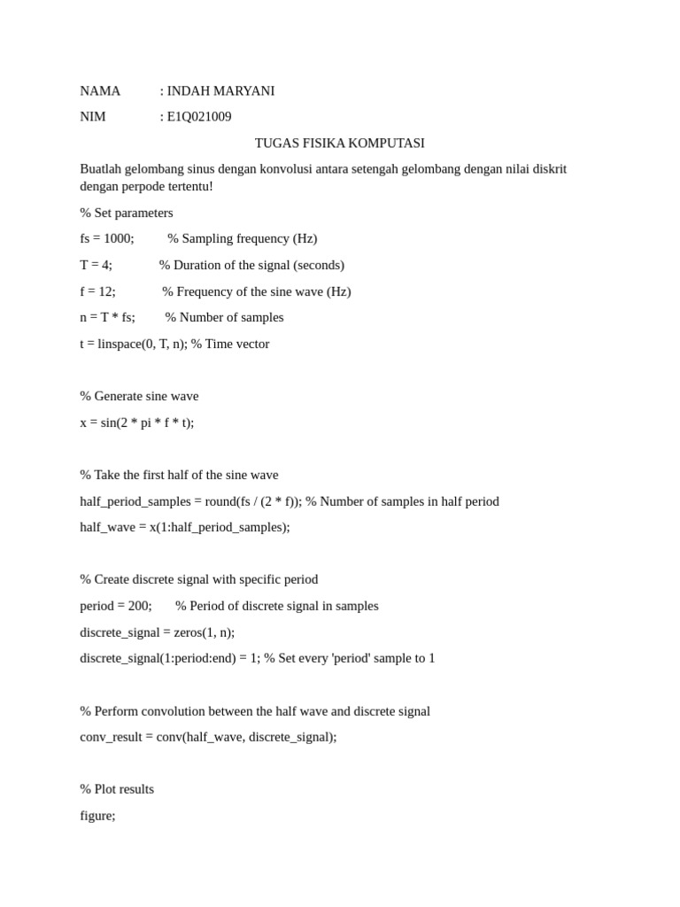 Indah Maryani - Tugas Komputasi | PDF