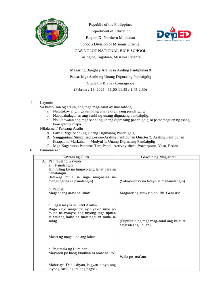 Module 1-Sanhi NG Unang Digmaang Pandaigdig | PDF