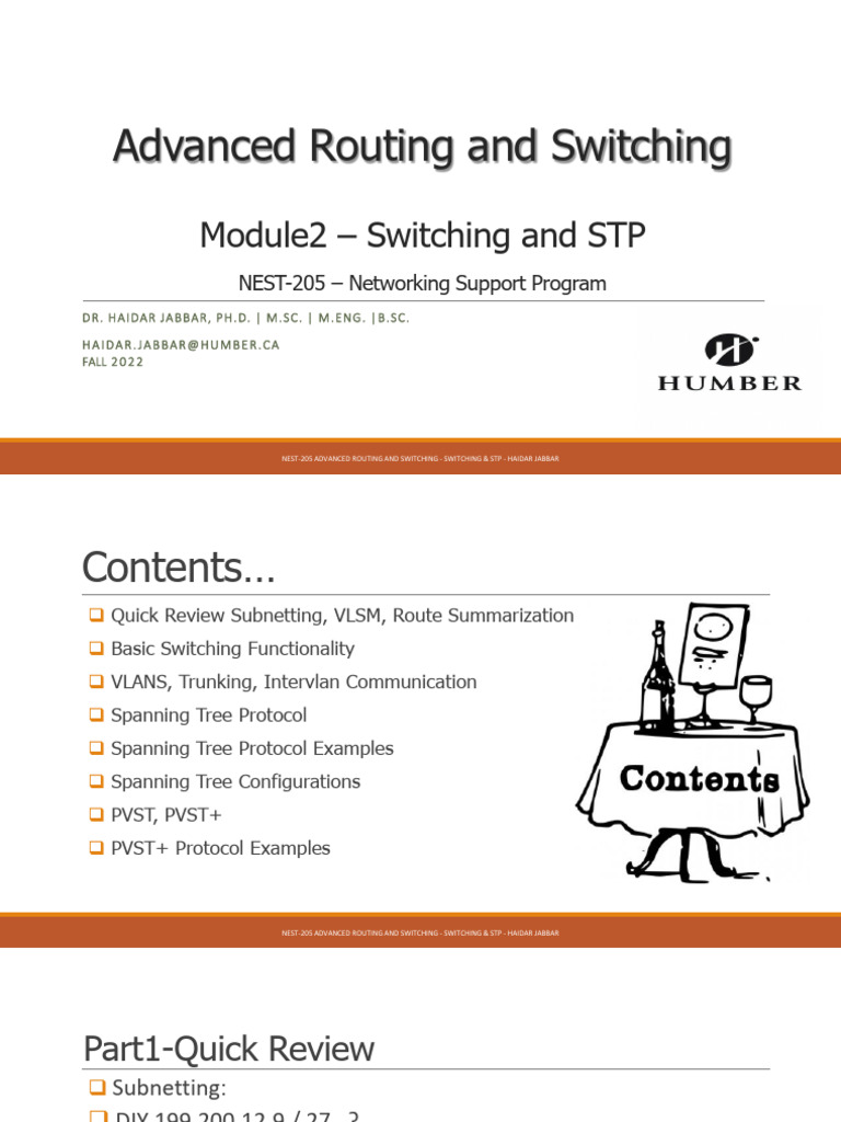 Module2 - IPS - Switching and VLANS | PDF | Network Switch | Computer Architecture