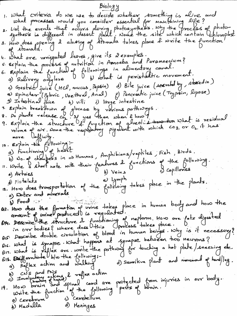 Biology 10th Class | PDF