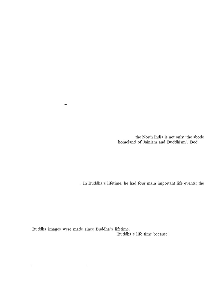 Aniconic and Iconic Buddha Representations | PDF | Temple | Relic