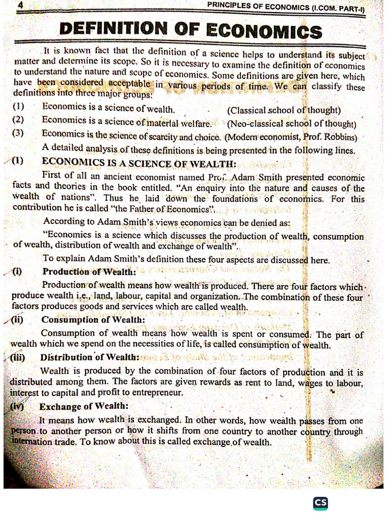 Economics Notes | PDF