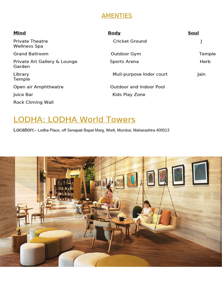 Luxury Real Estate Amenities Overview | PDF