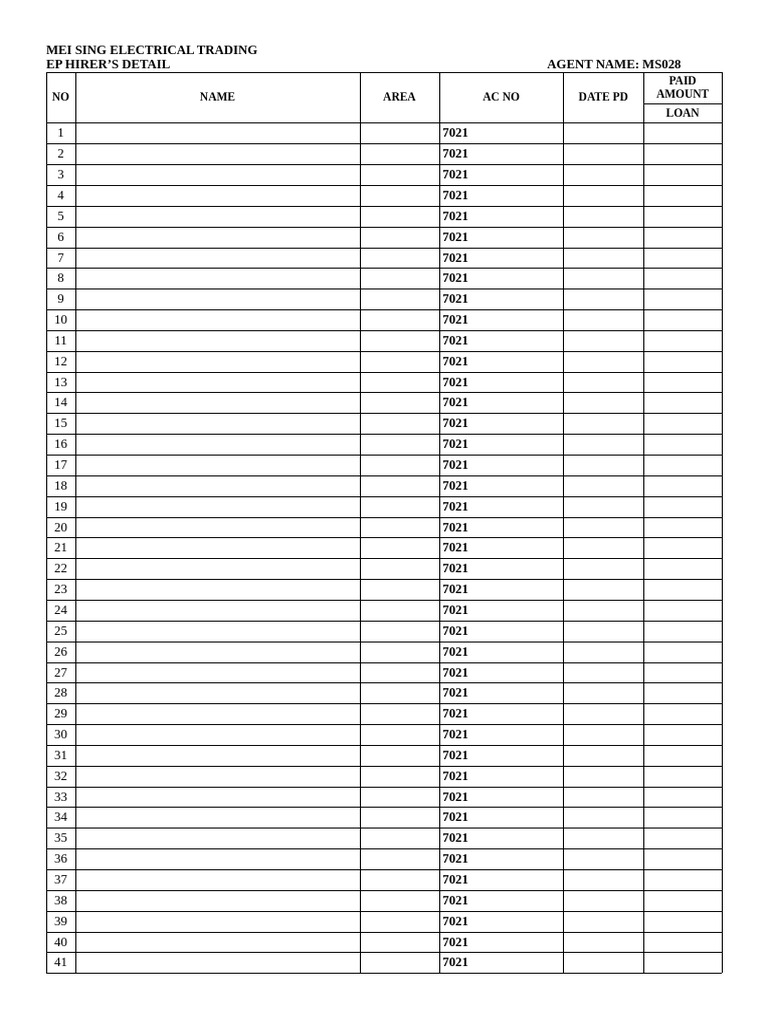 Mei Sing Electrical Trading | PDF