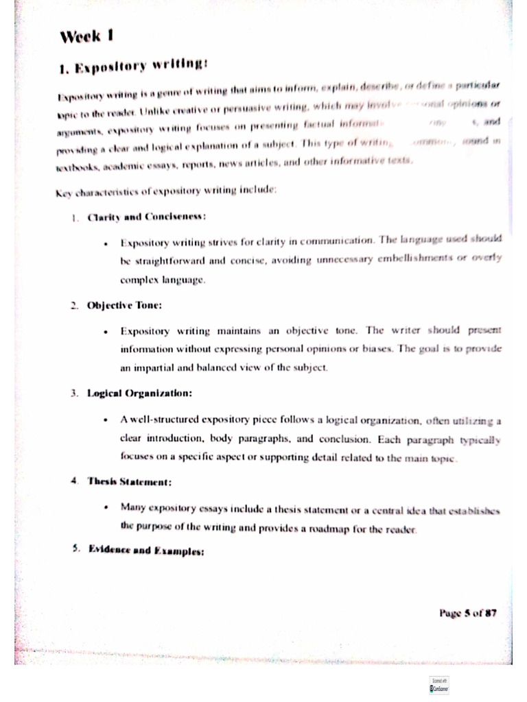 Expository Writing Intro, Types, Purpose & Application | PDF