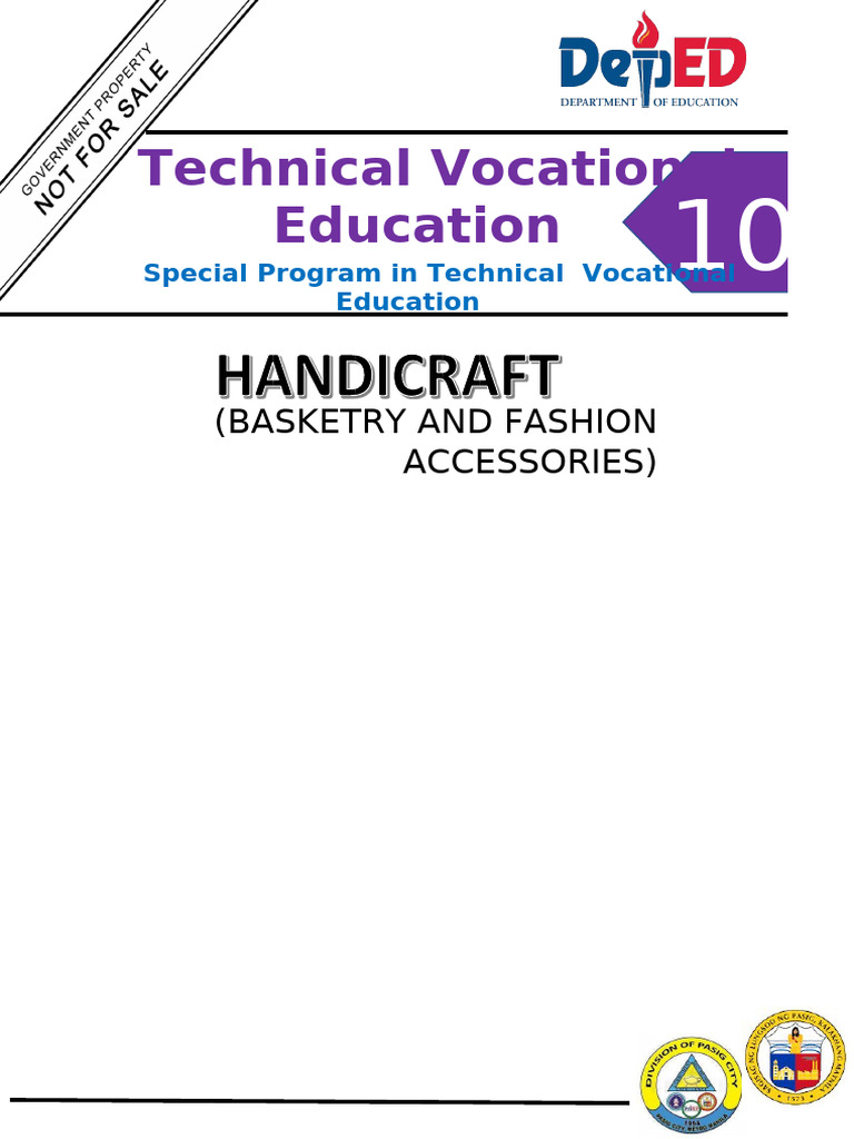 Q4 TVE Handicraft10 Module 2 | PDF | Learning | Pattern