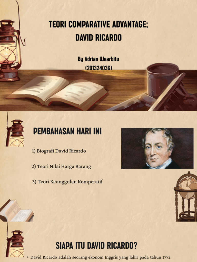 Kelompok 2 - Teori Comparative Advantage David Ricardo | PDF