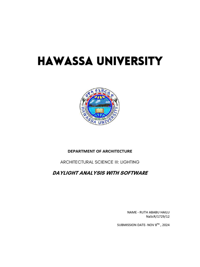 DAYLIGHT ANALYSIS | PDF | Lighting
